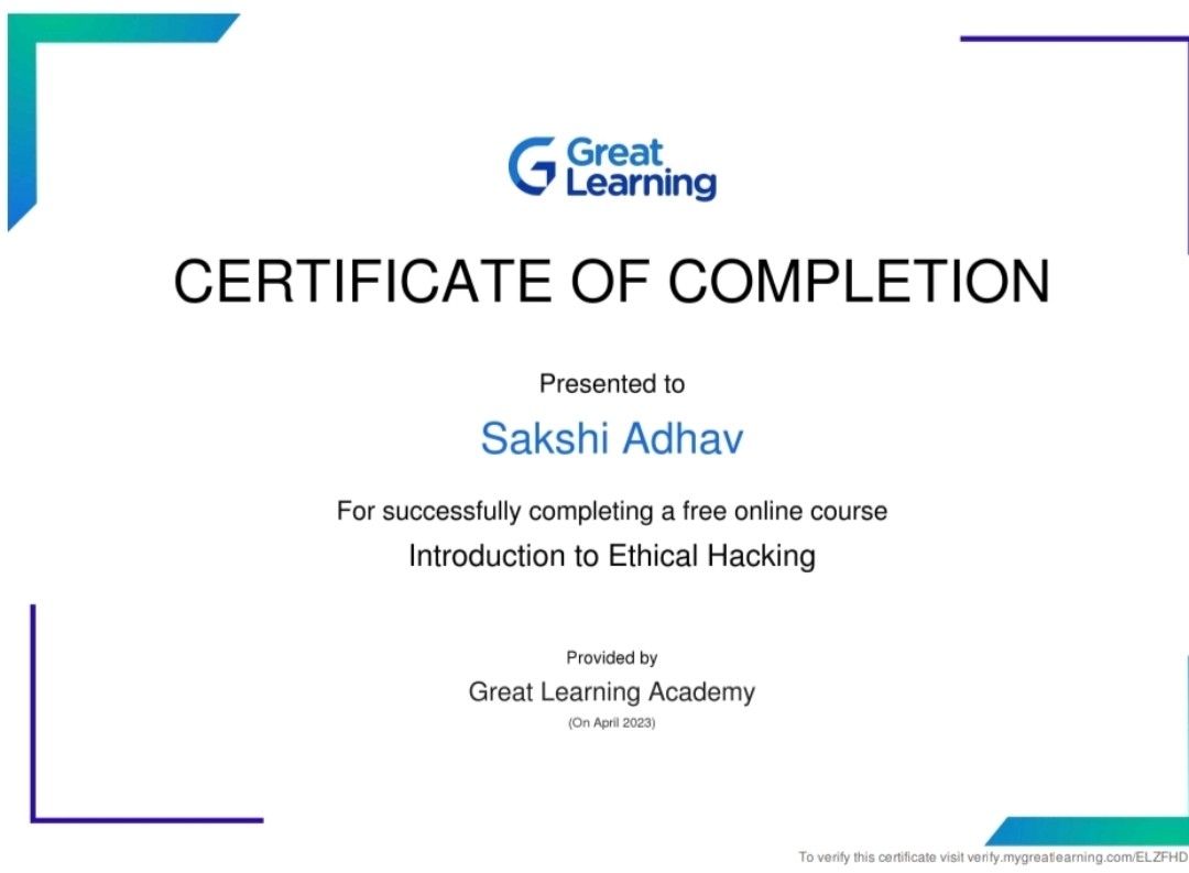 Sakshi Adhav on LinkedIn: #greatlearningacademy #greatlearning # ... Sakshi Adhav on LinkedIn: #greatlearningacademy #greatlearning # ...