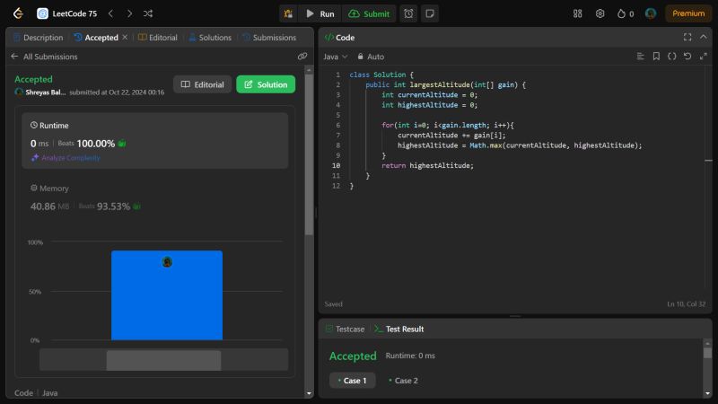 Shreyas Balapure on LinkedIn: #leetcode75 #coding #programming Shreyas Balapure on LinkedIn: #leetcode75 #coding #programming