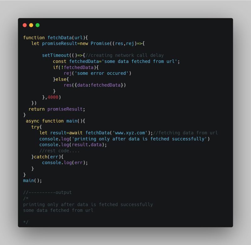 javascript program for promises,async and await | vinayak jain posted ... javascript program for promises,async and await | vinayak jain posted ...
