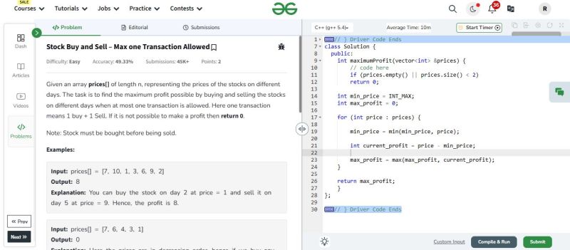 Reeteshu Kushwaha on LinkedIn: #dsachallenge #codingjourney # ... Reeteshu Kushwaha on LinkedIn: #dsachallenge #codingjourney # ...