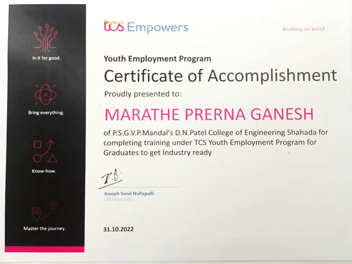 Prerna Marathe on LinkedIn: #youthemploymentprogram Prerna Marathe on LinkedIn: #youthemploymentprogram
