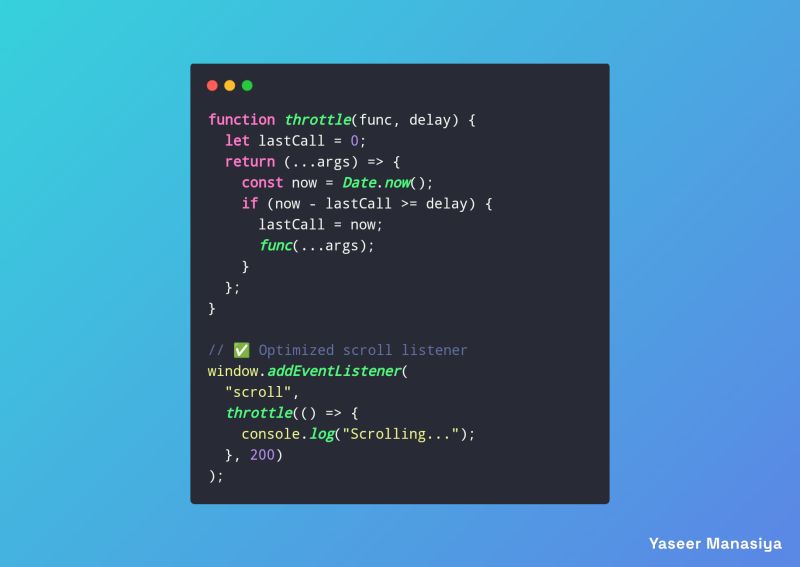 Yaseer M. on LinkedIn: #javascript #webperformance #advancedjs # ... Yaseer M. on LinkedIn: #javascript #webperformance #advancedjs # ...
