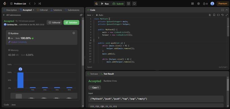 Sandeep Balabantaray on LinkedIn: #100daysofcode #leetcode # ... Sandeep Balabantaray on LinkedIn: #100daysofcode #leetcode # ...