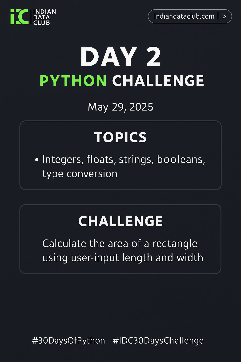 #30daysofpython #30daysofpython #python #idc30dayschallenge # ... #30daysofpython #30daysofpython #python #idc30dayschallenge # ...