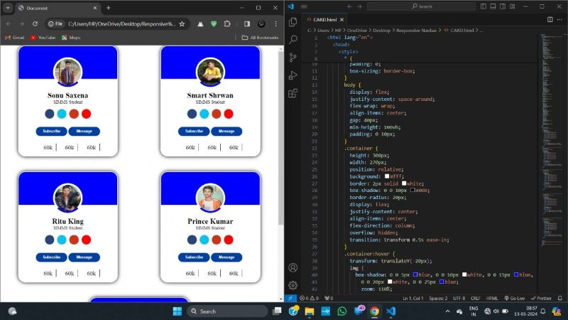 Card :- using only HTML & CSS. | Sonu Kumar Card :- using only HTML & CSS. | Sonu Kumar