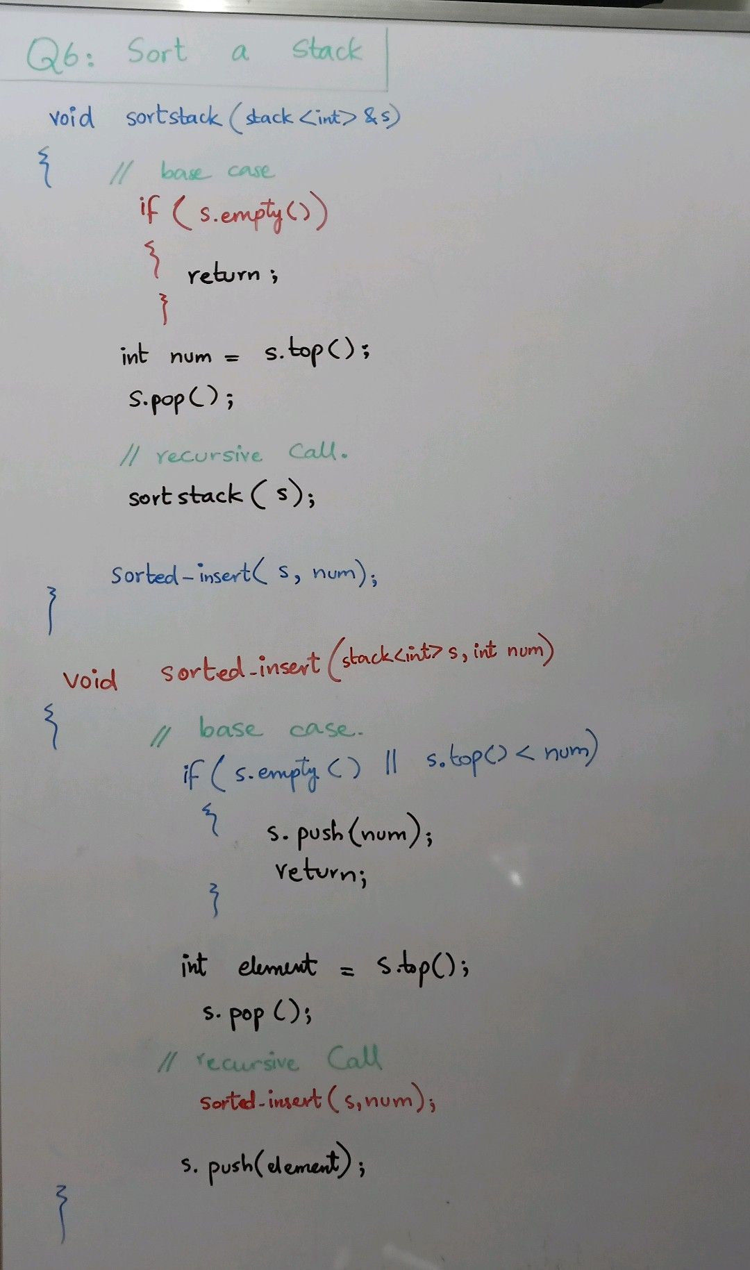 syed usman khalid on LinkedIn: Question of stack : Sort a stack using ... syed usman khalid on LinkedIn: Question of stack : Sort a stack using ...
