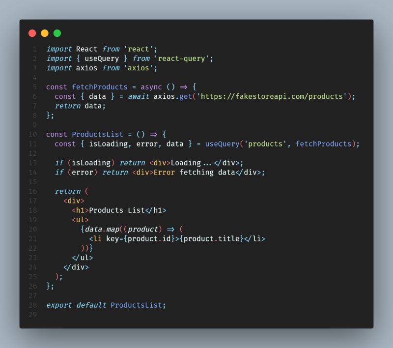 Seyed Hasan Moosavi on LinkedIn: #reactquery #reactjs #webdevelopment # ... Seyed Hasan Moosavi on LinkedIn: #reactquery #reactjs #webdevelopment # ...