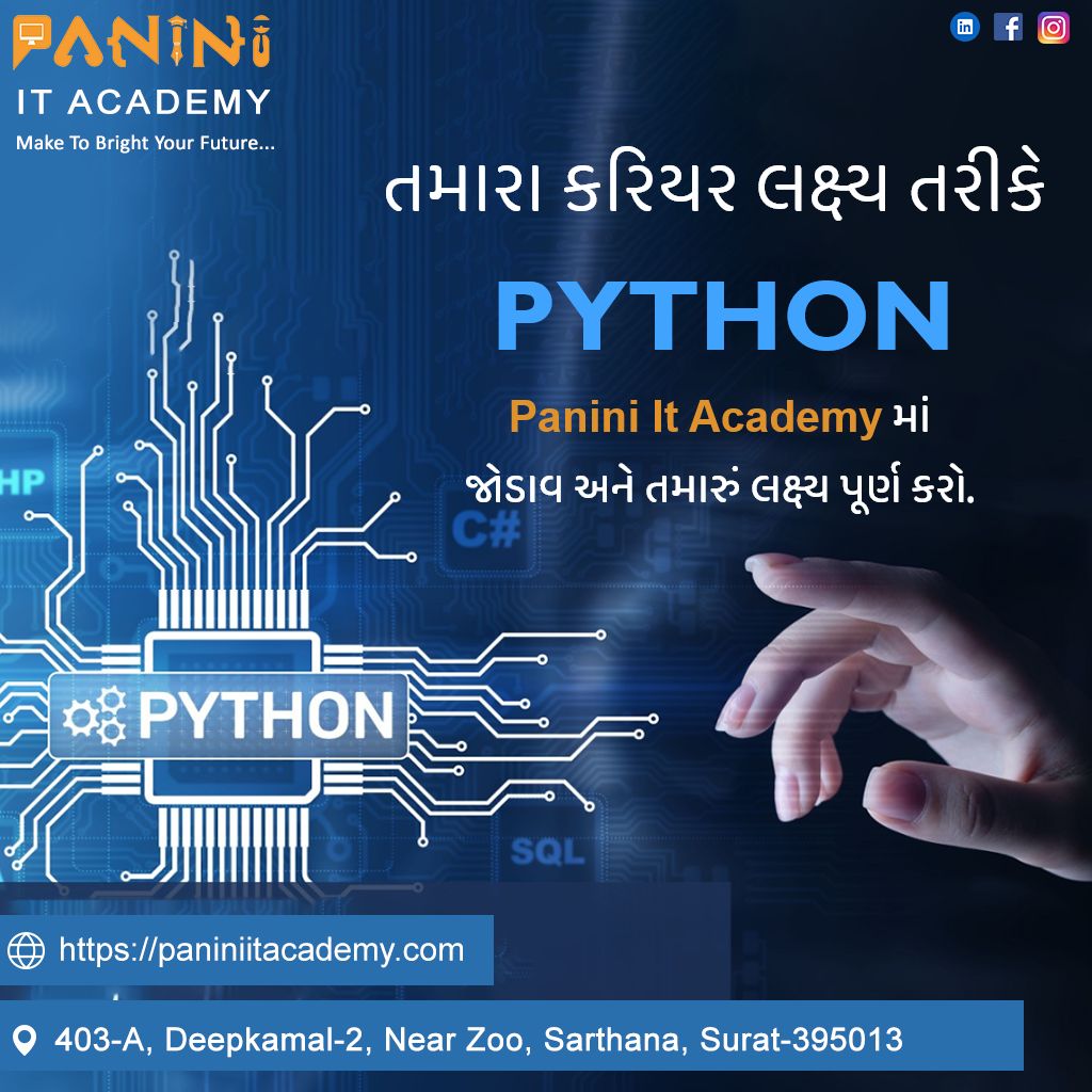 PANINI IT Academy on LinkedIn: #paniniitacademy #pythondeveloper PANINI IT Academy on LinkedIn: #paniniitacademy #pythondeveloper
