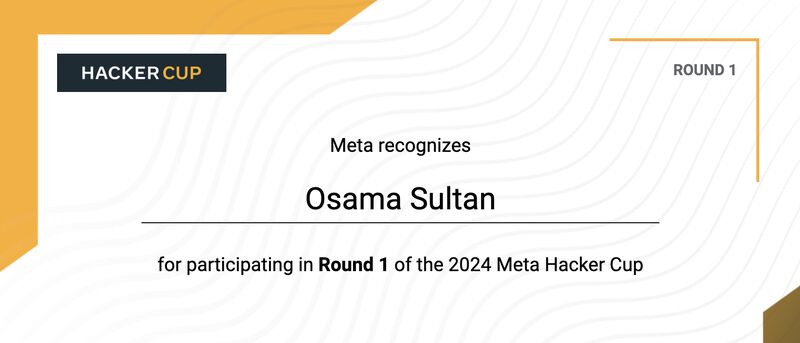 Hafiz Osama Sultan on LinkedIn: #metahackercup #competitiveprogramming ... Hafiz Osama Sultan on LinkedIn: #metahackercup #competitiveprogramming ...