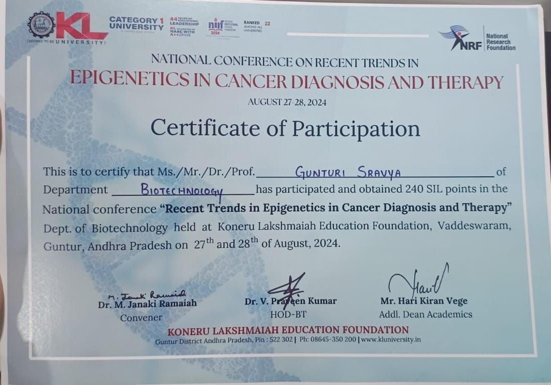 Sravya Gunturi on LinkedIn: I'm excited to share that I recently had ... Sravya Gunturi on LinkedIn: I'm excited to share that I recently had ...
