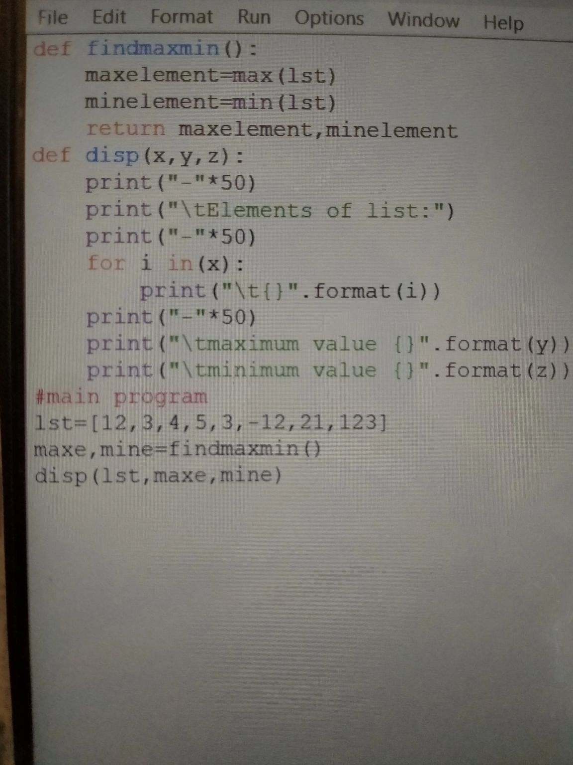 Sreeram Devendra on LinkedIn: #findmaxmin.py(function)Wipro Amazon IBM ... Sreeram Devendra on LinkedIn: #findmaxmin.py(function)Wipro Amazon IBM ...