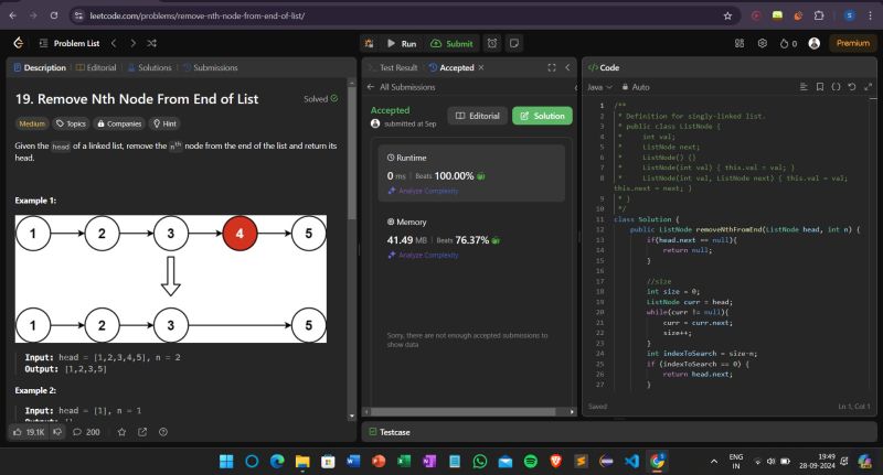 Sanket Desai on LinkedIn: Linked List Problem Solved! 🗿 I recently ... Sanket Desai on LinkedIn: Linked List Problem Solved! 🗿 I recently ...