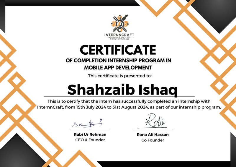 Shahzaib Ishaq on LinkedIn: Internship in React Native Shahzaib Ishaq on LinkedIn: Internship in React Native