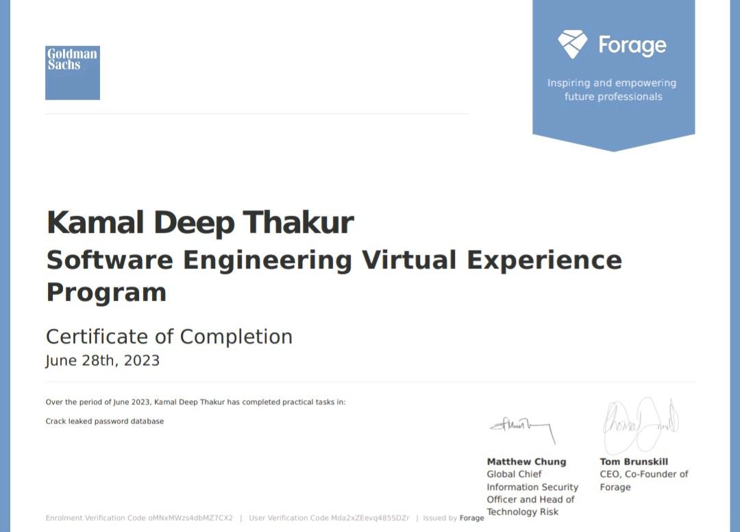 Kamal Deep Thakur on LinkedIn: #certificate #experience # ... Kamal Deep Thakur on LinkedIn: #certificate #experience # ...