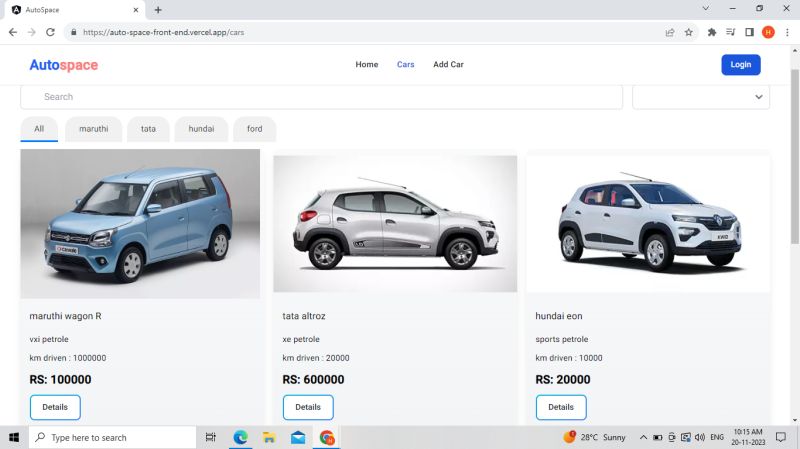 Hari Sankar on LinkedIn: #autospace #angular #nodejs #expressjs # ... Hari Sankar on LinkedIn: #autospace #angular #nodejs #expressjs # ...