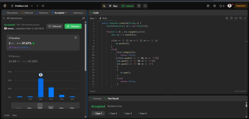 #100daysofdsa #codingjourney #leetcode #stack #algorithms | Ashutosh ... #100daysofdsa #codingjourney #leetcode #stack #algorithms | Ashutosh ...