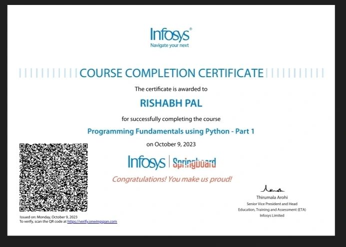 Rishabh Pal on LinkedIn: Programming Fundamentals using Python - Part 1 Rishabh Pal on LinkedIn: Programming Fundamentals using Python - Part 1