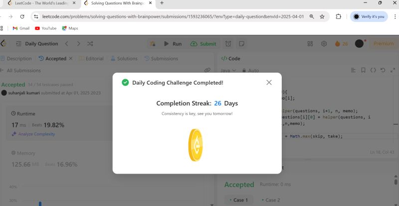 #leetcode #codingstreak #dsa #problemsolving #consistency #keepgrowing ... #leetcode #codingstreak #dsa #problemsolving #consistency #keepgrowing ...