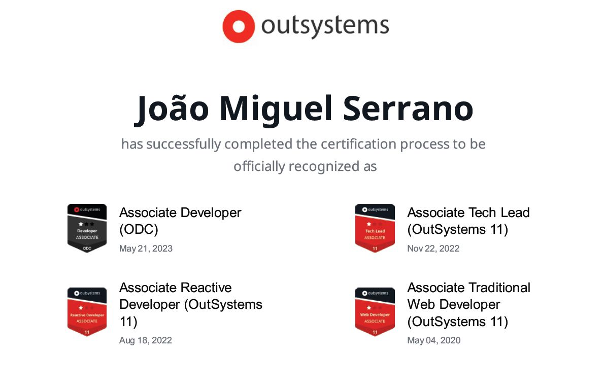 João Serrano on LinkedIn: +1, OutSystems Developer Cloud (ODC ... João Serrano on LinkedIn: +1, OutSystems Developer Cloud (ODC ...