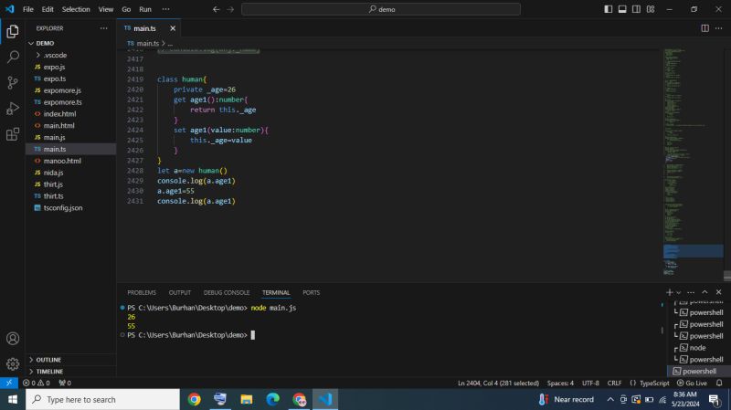 Nida Pervez on LinkedIn: In TypeScript, getters and setters are methods ... Nida Pervez on LinkedIn: In TypeScript, getters and setters are methods ...
