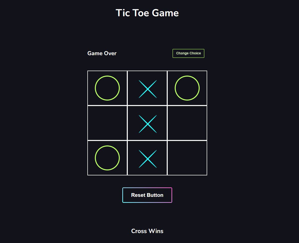 Tic Toe Game in React with Change Player Choice | Abhishek Choudhary ... Tic Toe Game in React with Change Player Choice | Abhishek Choudhary ...