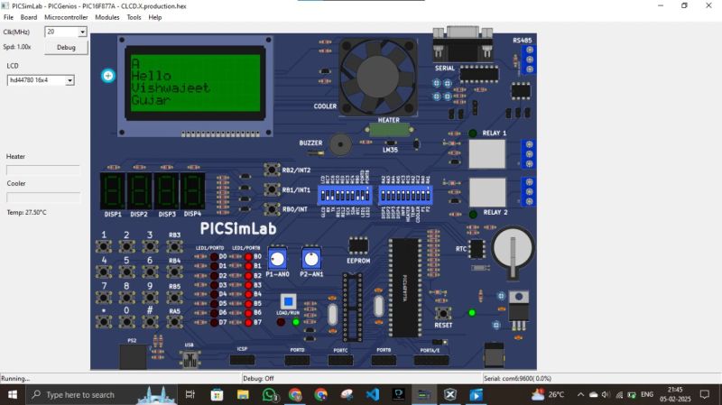 #embeddedsystems #picsimlab #learning | Vishwajeet Gujar #embeddedsystems #picsimlab #learning | Vishwajeet Gujar