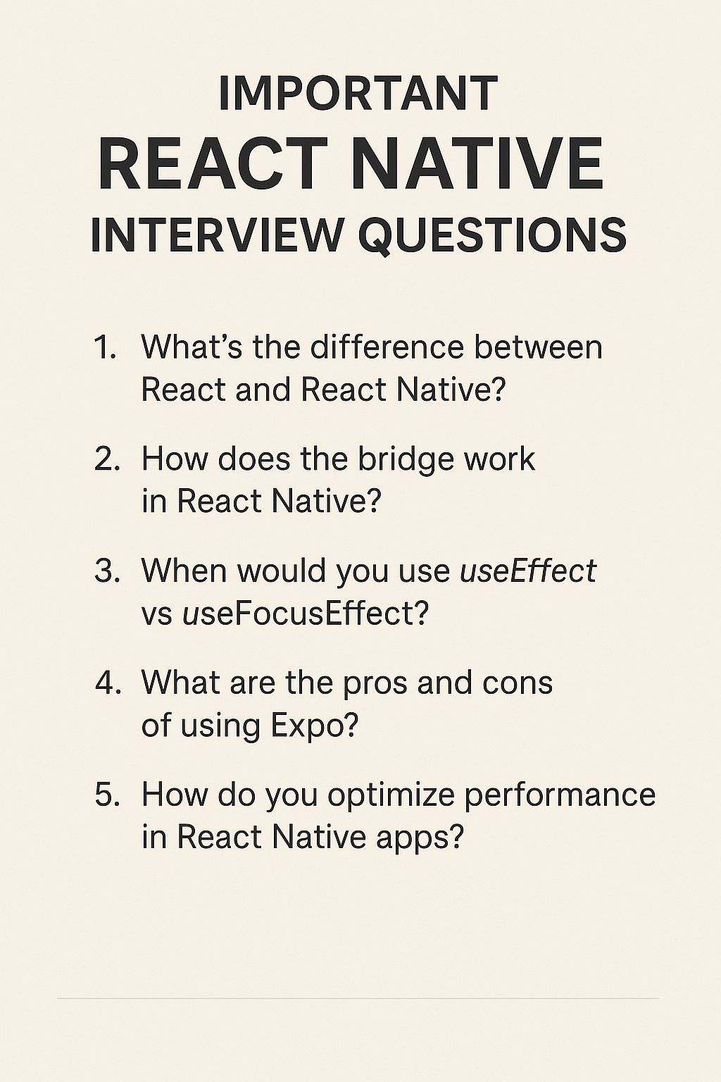 React Native Interview Questions: Be Ready! | Vipul kumar Kewat posted ... React Native Interview Questions: Be Ready! | Vipul kumar Kewat posted ...