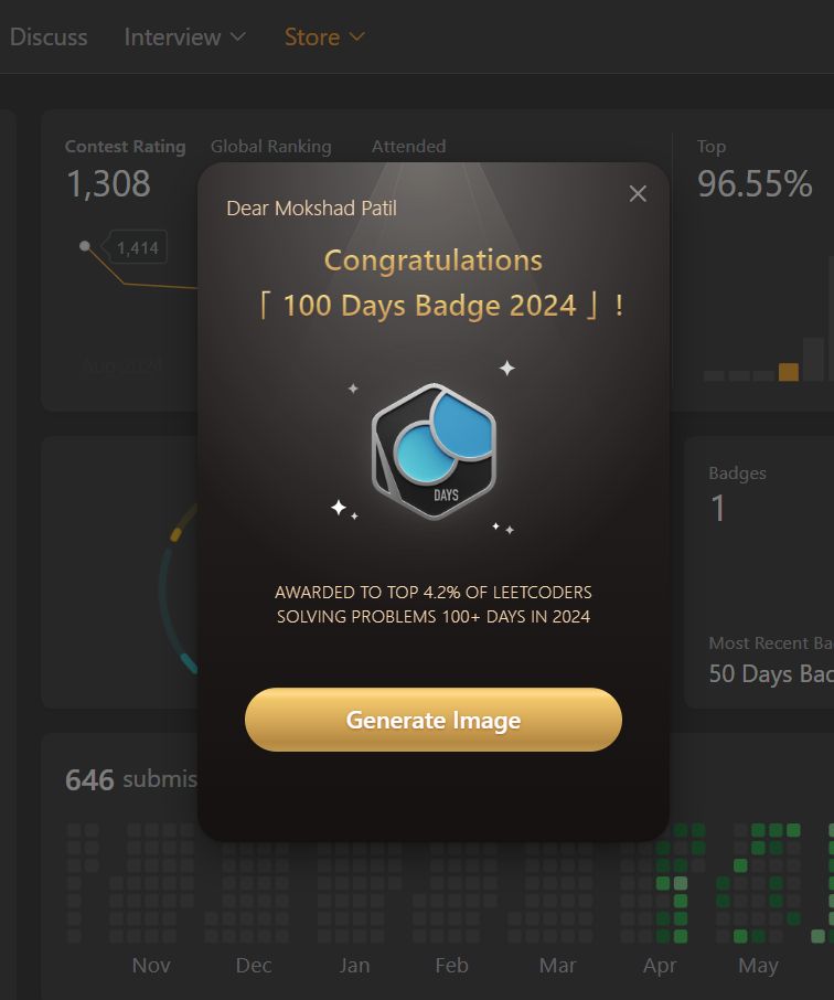 Mokshad Patil on LinkedIn: #100daysofcode #leetcode #techjourney # ... Mokshad Patil on LinkedIn: #100daysofcode #leetcode #techjourney # ...