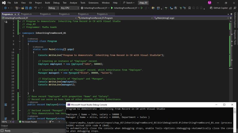 Madhu Gawde on LinkedIn: #programmer #coding #dotnet #visualstudio #csharp Madhu Gawde on LinkedIn: #programmer #coding #dotnet #visualstudio #csharp