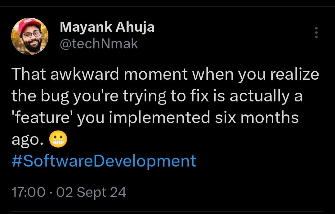 Mayank Ahuja on LinkedIn: #softwaredevelopment #code #programming #leetcode Mayank Ahuja on LinkedIn: #softwaredevelopment #code #programming #leetcode