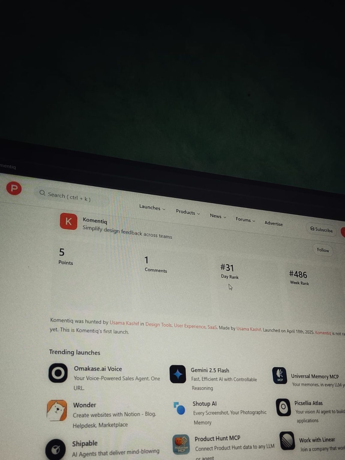 #komentiq #producthunt #support #launch #founderjourney #design ... #komentiq #producthunt #support #launch #founderjourney #design ...