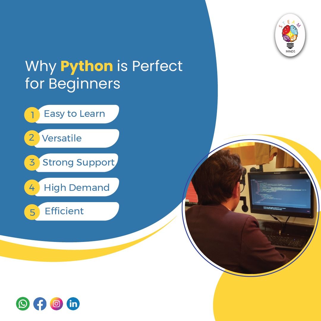 #python #coding #techinnovation #datascience #programminglife | STEAM MINDS #python #coding #techinnovation #datascience #programminglife | STEAM MINDS