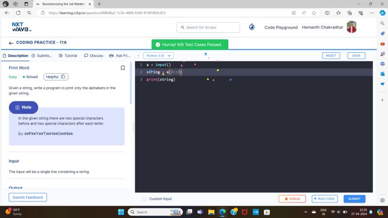 Hemanth Chakradhar Chintala on LinkedIn: #python #stringmethods ... Hemanth Chakradhar Chintala on LinkedIn: #python #stringmethods ...