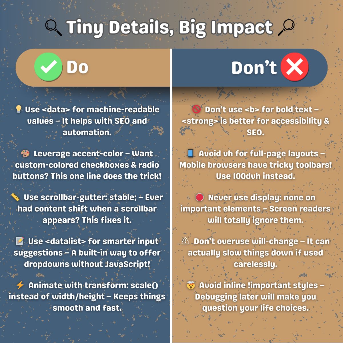 #webdevelopment #html #css #frontendtips #codingbestpractices # ... #webdevelopment #html #css #frontendtips #codingbestpractices # ...