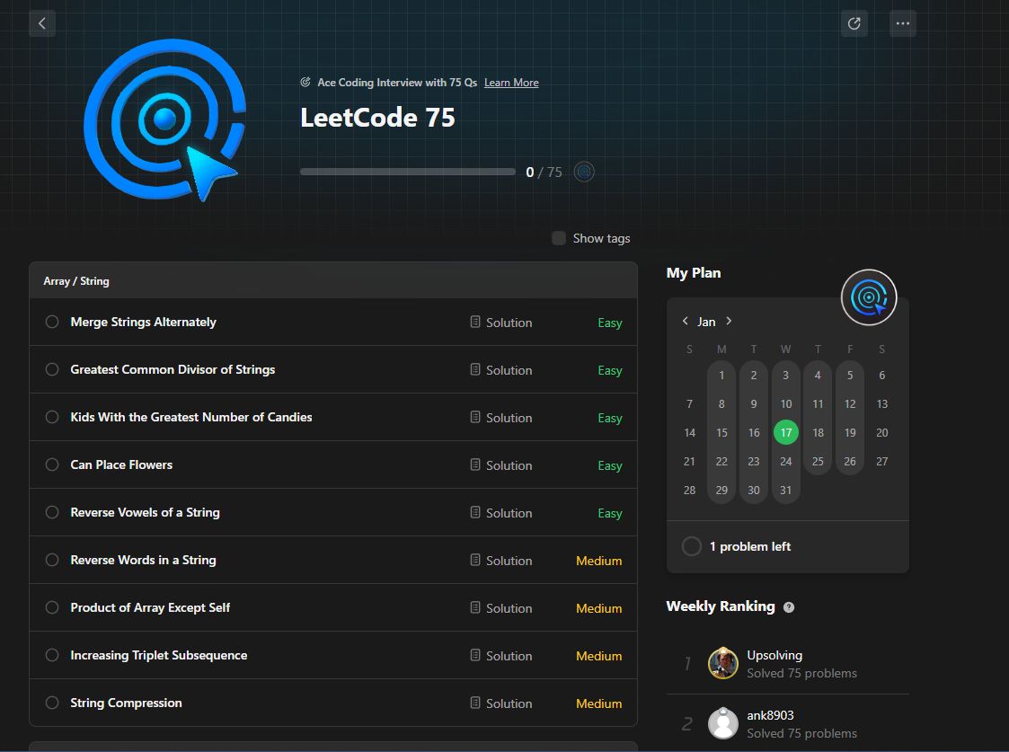 Prashant Kumar on LinkedIn: #leetcode #75daysofcode #codingjourney # ... Prashant Kumar on LinkedIn: #leetcode #75daysofcode #codingjourney # ...