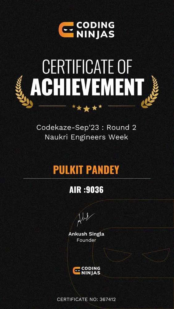Pulkit Kumar Pandey on LinkedIn: Hello everyone, i had participated in ... Pulkit Kumar Pandey on LinkedIn: Hello everyone, i had participated in ...