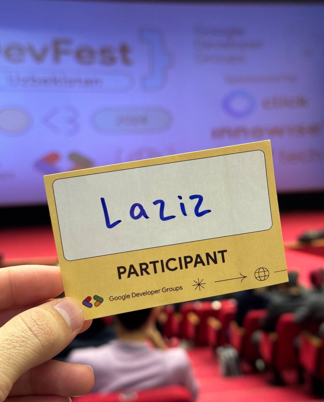 Laziz Djuraev on LinkedIn: #devfestuzbekistan #gdgtashkent Laziz Djuraev on LinkedIn: #devfestuzbekistan #gdgtashkent