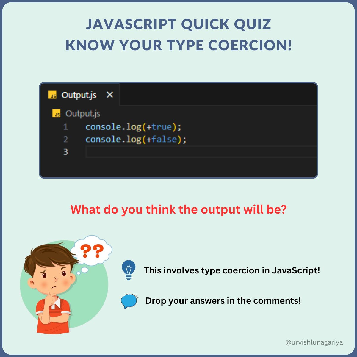#javascript #quiz #javascriptquiz #codingtips #frontenddeveloper ... #javascript #quiz #javascriptquiz #codingtips #frontenddeveloper ...