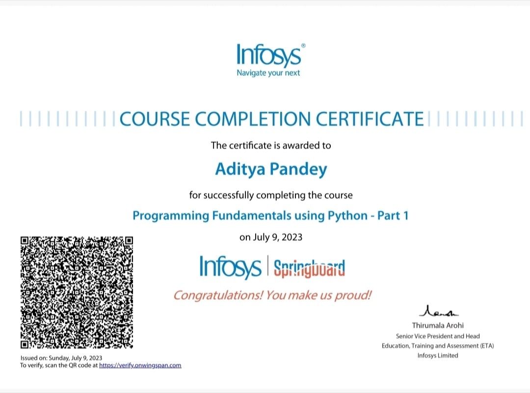 Aditya Pandey on LinkedIn: #python Aditya Pandey on LinkedIn: #python
