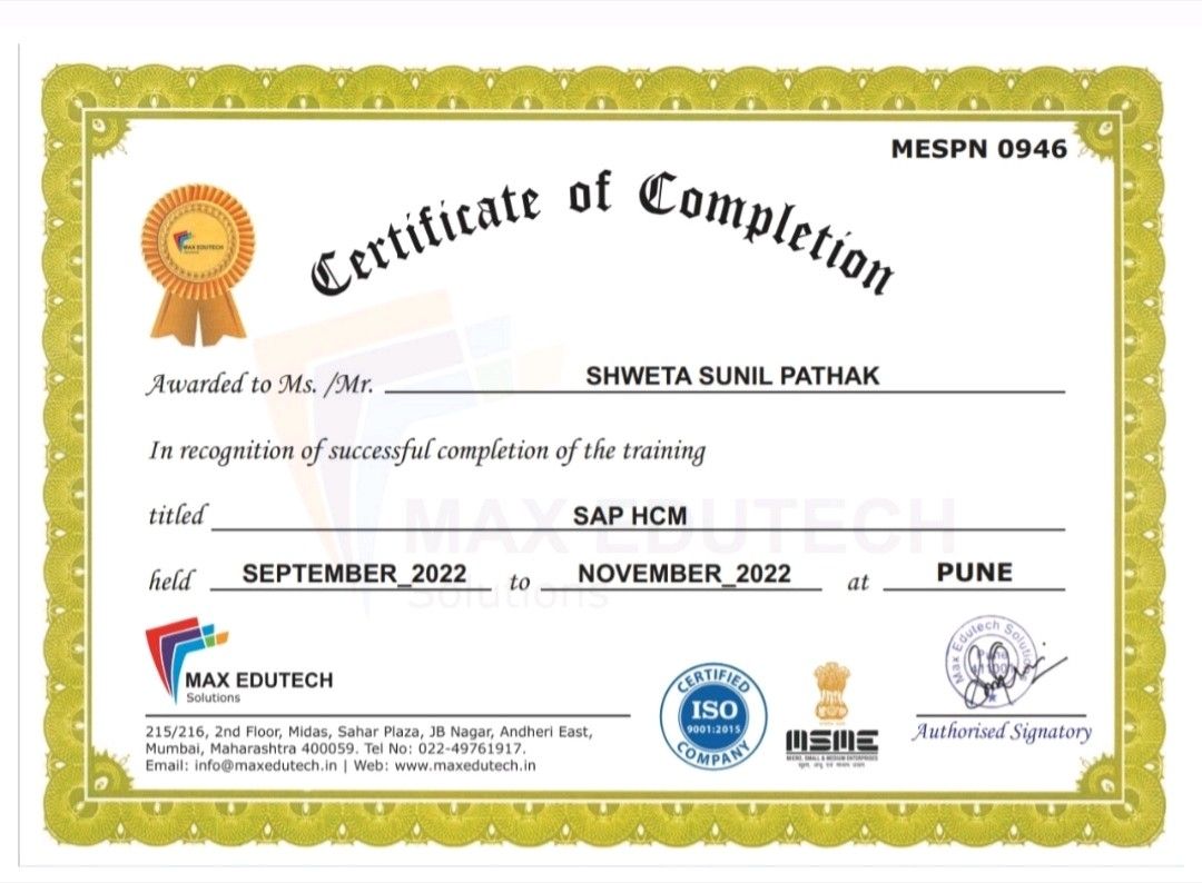 Shweta Pathak on LinkedIn: #sap #saphcm #sapsoftware #saphcm23 | 22 ... Shweta Pathak on LinkedIn: #sap #saphcm #sapsoftware #saphcm23 | 22 ...