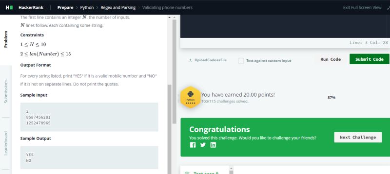 Anirudh Sahu on LinkedIn: #python #codingjourney #hackerrank100 #python ... Anirudh Sahu on LinkedIn: #python #codingjourney #hackerrank100 #python ...