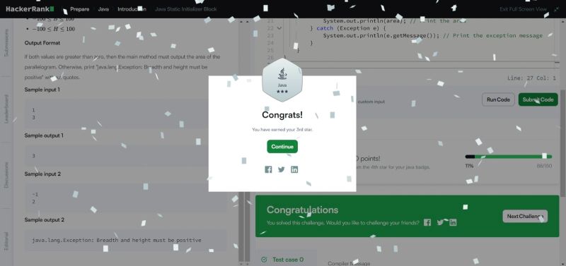 Mrunal Borse on LinkedIn: #hackerrank #coding #learning #growth Mrunal Borse on LinkedIn: #hackerrank #coding #learning #growth