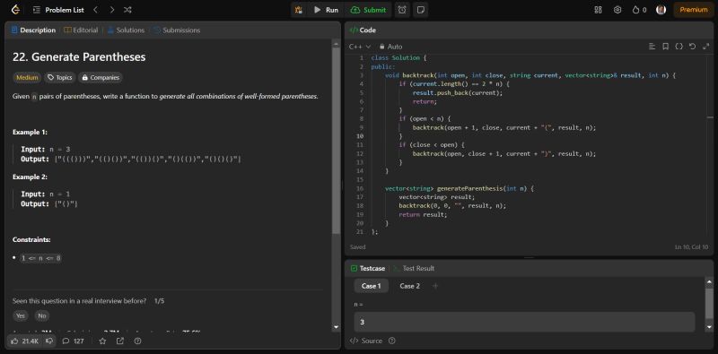 Utkarsh Pandey on LinkedIn: #100Days of LeetCode Day-14 Problem Solved ... Utkarsh Pandey on LinkedIn: #100Days of LeetCode Day-14 Problem Solved ...