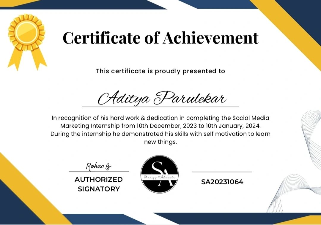 ADITYA PARULEKAR on LinkedIn: #socialemediamarketing #newlearnings # ... ADITYA PARULEKAR on LinkedIn: #socialemediamarketing #newlearnings # ...