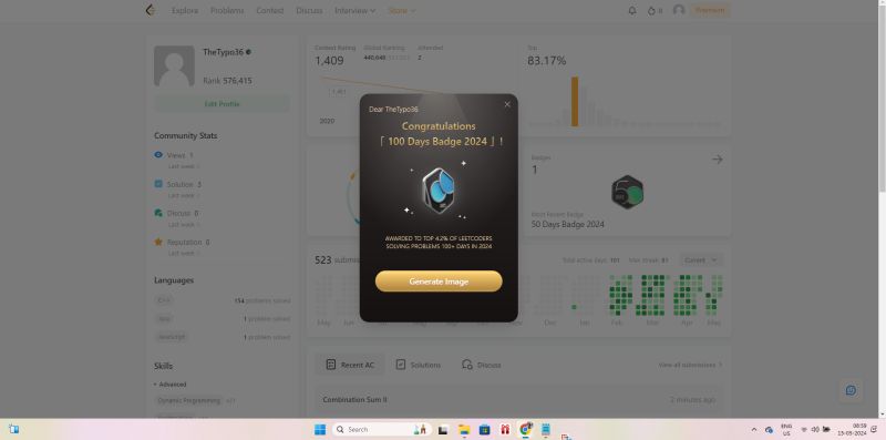 Ashish Raghuvanshi on LinkedIn: #webdev #it #dsa #leetcode Ashish Raghuvanshi on LinkedIn: #webdev #it #dsa #leetcode