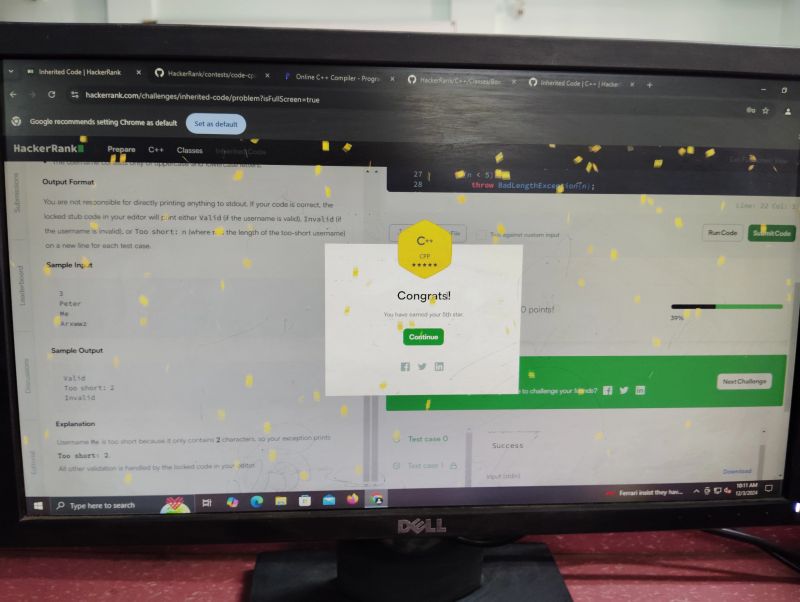 Kiran Anderiya on LinkedIn: #cplusplus #hackerrank #codingmilestone # ... Kiran Anderiya on LinkedIn: #cplusplus #hackerrank #codingmilestone # ...