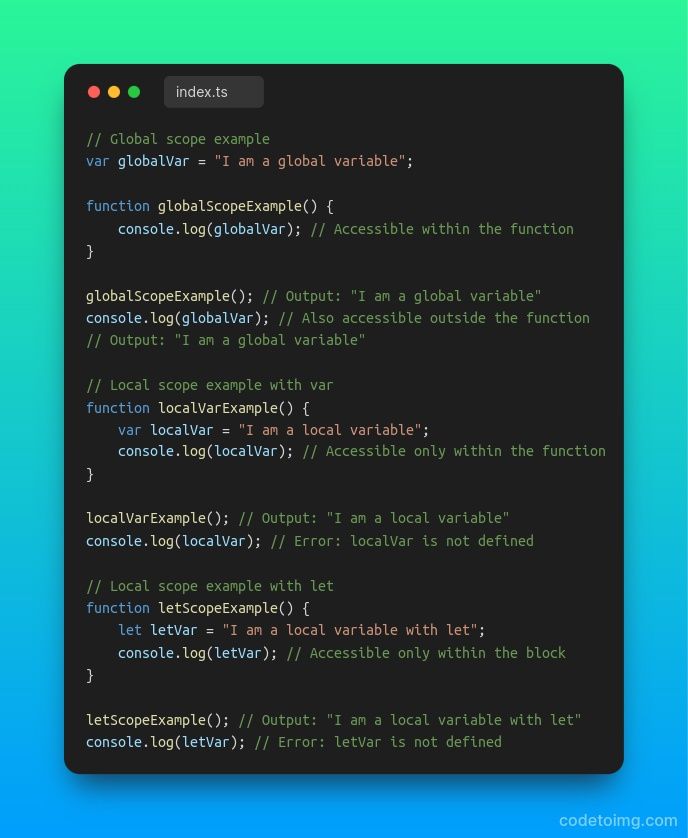 Abdulahad Tahir on LinkedIn: 💥 Local vs Global scope in js 💥 ... Abdulahad Tahir on LinkedIn: 💥 Local vs Global scope in js 💥 ...