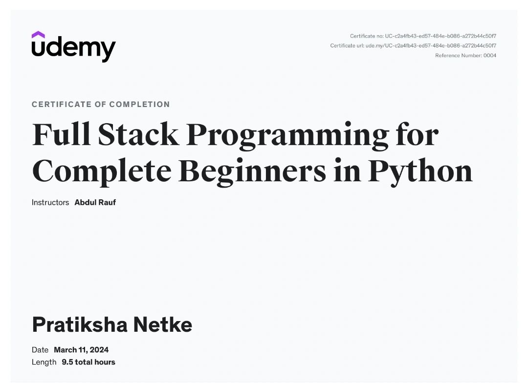 Completed Full Stack Programming course | Pratiksha Netake posted on ... Completed Full Stack Programming course | Pratiksha Netake posted on ...