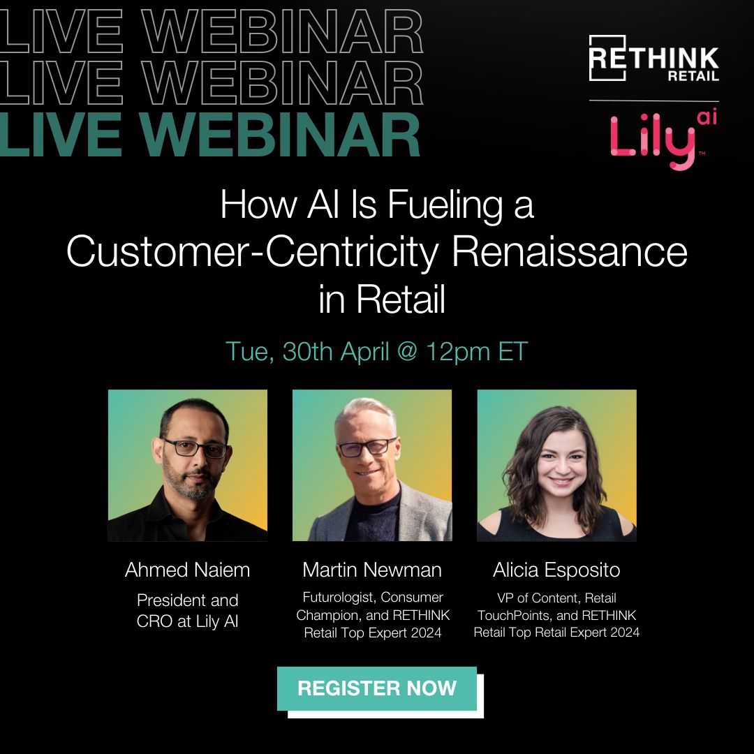 Join the AI in retail webinar by RETHINK | RETHINK Retail posted on the ... Join the AI in retail webinar by RETHINK | RETHINK Retail posted on the ...