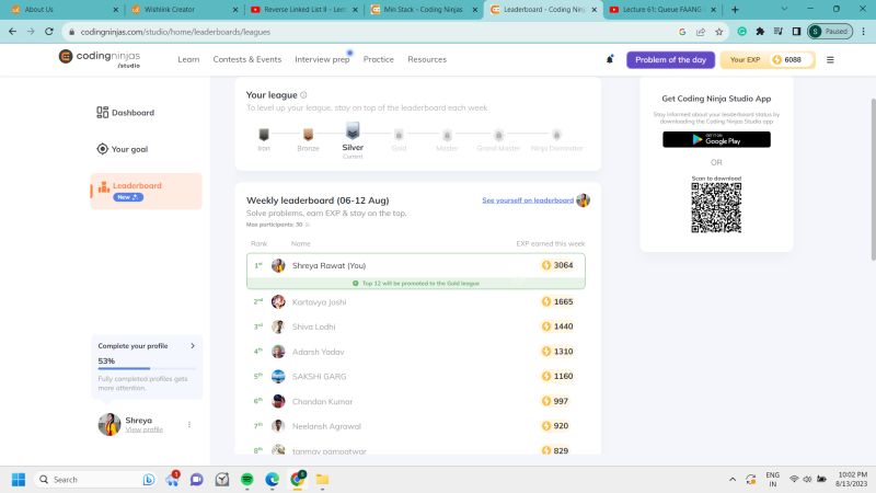 Shreya Rawat on LinkedIn: #coding #codingchallenge #codingjourney # ... Shreya Rawat on LinkedIn: #coding #codingchallenge #codingjourney # ...